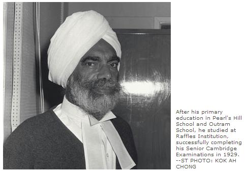 Singapore Ex-judge Choor Singh dies | SikhNet