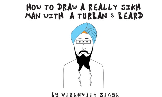 How To Draw… A Bearded & Turbaned Sikh | SikhNet