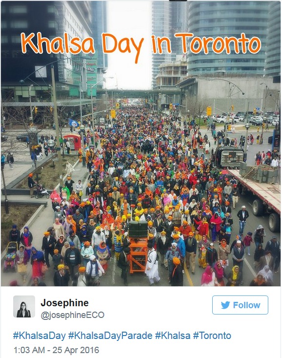 Massive Khalsa Day Parade in Toronto | SikhNet