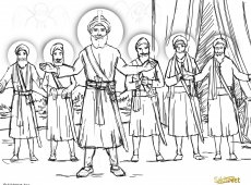 Khanda Page Coloring Pages