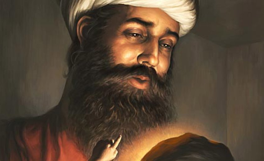 The Revelation of Pita Kalu ji Holding Baby Nanak | SikhNet