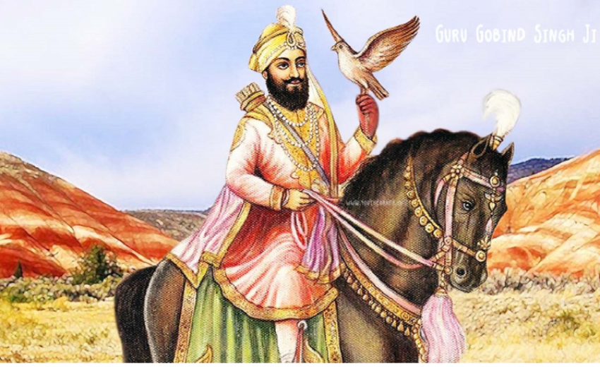 Guru Gobind Singh Ji With His Sons