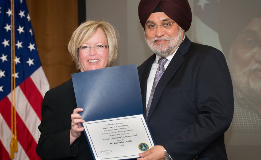 FBI Jacksonville Selects Dr Harvinder S Chadda for the Director's ...