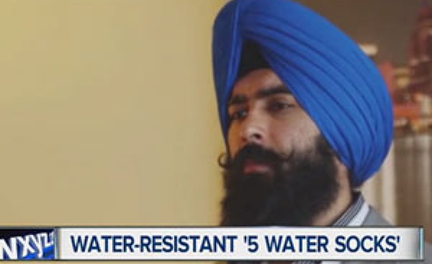 Singh Creates Water Resistant Socks | SikhNet Singh Creates Water Resistant Socks | SikhNet