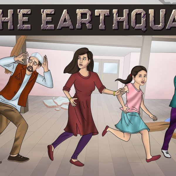 The Earthquake - New Animation Story for Kids | SikhNet
