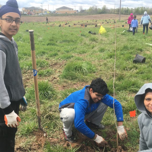 EcoSikh Helps Plant 1,100 Trees in Washington Area | SikhNet