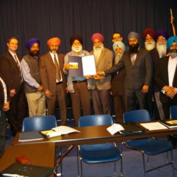 Hoosier Sikhs Honored ~ Proclamation of Sikh Heritage Month | SikhNet