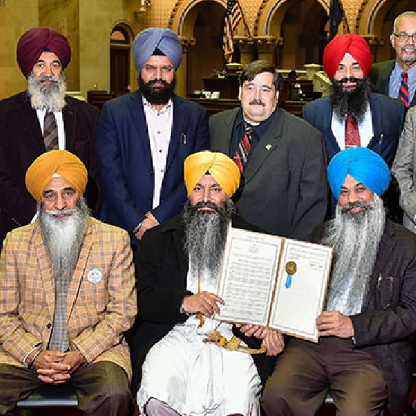 Sikhs Honored in Albany | SikhNet