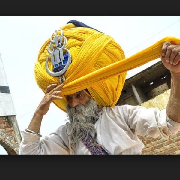 Sikh Hair Without Turban