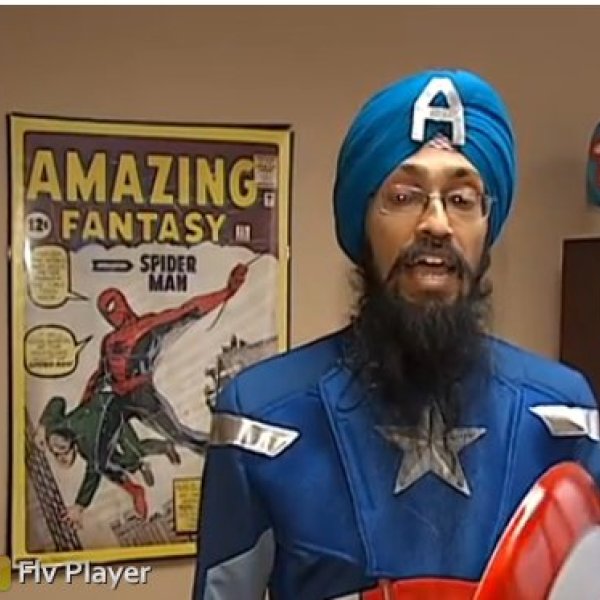 Sikh Captain America Visits College | SikhNet