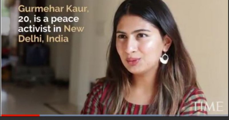 Time magazine names Gurmehar Kaur among Next Generation Leaders | SikhNet