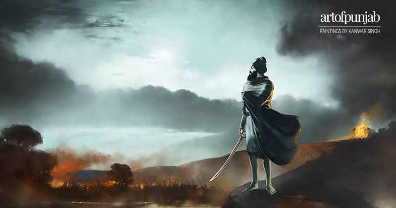 NEW ART: Guru Gobind Singh ji - The Siege of Chamkaur | SikhNet